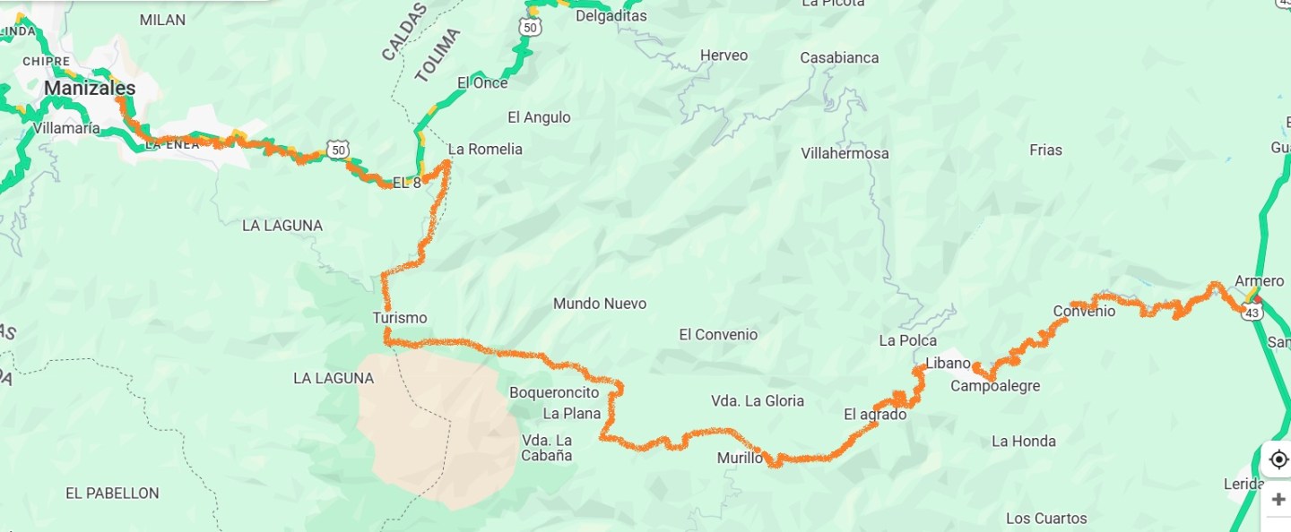 Ruta Armero a Manizales vía Murillo y PNN Los Nevados. – Altomira ...